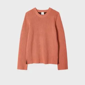 Paul Smith Contrast Back Ribbed Knit Sweater