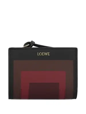 Loewe Compact Leather Wallet - Black