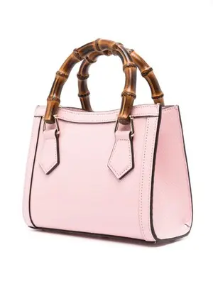 Gucci Diana Small Leather Tote Bag - Pink