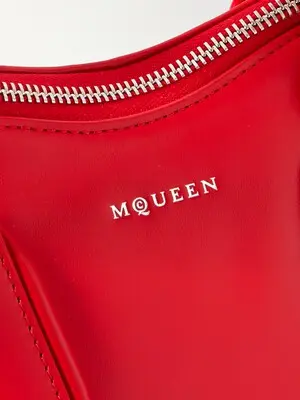 Alexander McQueen Manta Leather Shoulder Bag - Red