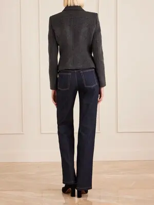 Alexander McQueen Wool-felt Double-breasted Blazer