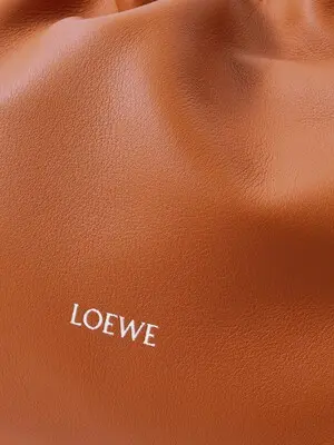 Loewe Flamenco Mini Leather Clutch - Brown