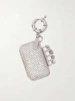 Alexander McQueen Knuckle-duster Bag Charm - Silver