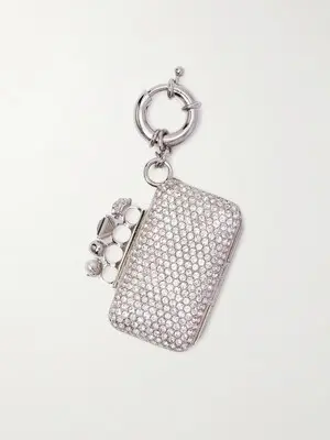 Alexander McQueen Knuckle-duster Bag Charm - Silver