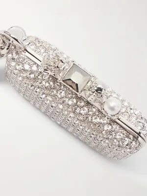 Alexander McQueen Knuckle-duster Bag Charm - Silver