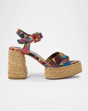 Christian Louboutin Buckled Espadrilles