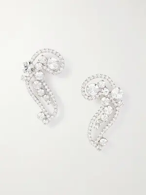 Crystal Clip Earrings