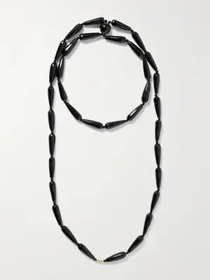 JENNIFER BEHR Asha Onyx Necklace - Black