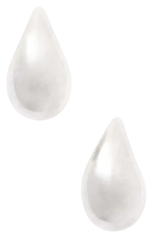 Bottega Veneta Small Drop Earrings - Silver