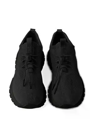 Prada Prax Elasticated-lace Logo Sneakers - Black