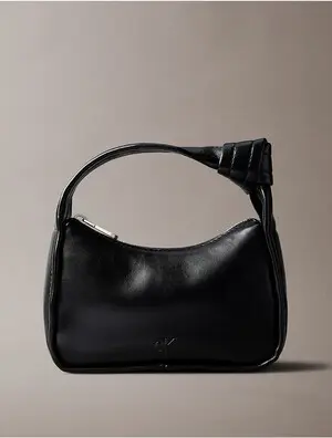 Calvin Klein Knotted Mini Shoulder Bag - Black