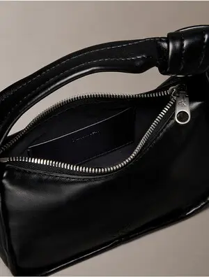 Calvin Klein Knotted Mini Shoulder Bag - Black