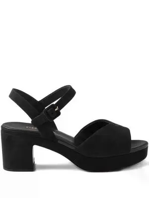 Prada Padded Suede Sandals
