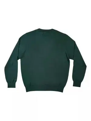 MC2 SAINT BARTH Crew-neck Long-sleeve Sweater - Green