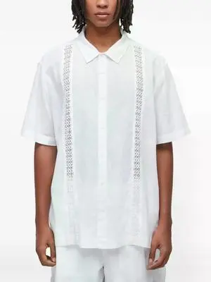 OSKLEN Embroidered-panel Shirt