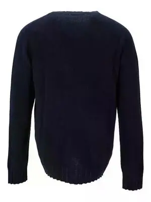 LA ROSE Crew-neck Sweater - Blue