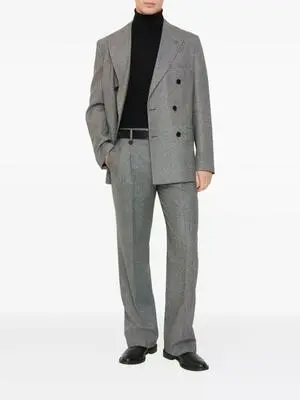 Burberry Puppytooth Check Tailored Trousers