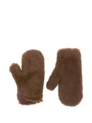 Max Mara Teddy-textured Mittens