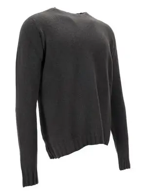 LA ROSE Crew-neck Sweater - Grey