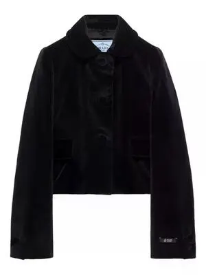 Prada Flap-pocket Jacket With Detachable Collar