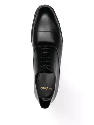 Saint Laurent Lace-up Leather Loafers
