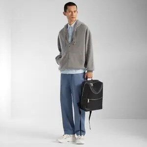 Fendi Cashmere Sweatshirt With Ff Detailing