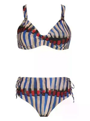 LYGIA & NANNY Marcela Printed Bikini Set Neutrals