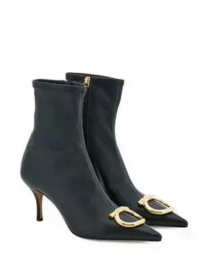 FERRAGAMO Gancini-buckle Ankle Boots