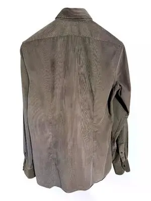 XACUS Button-fastening Corduroy Shirt