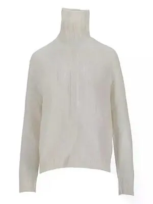 LA ROSE Roll-neck Sweater - Neutrals