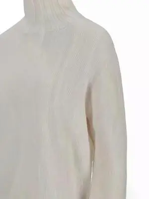 LA ROSE Roll-neck Sweater - Neutrals