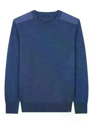 Paul & Shark Typhoon Detail Crewneck Sweater - Blue