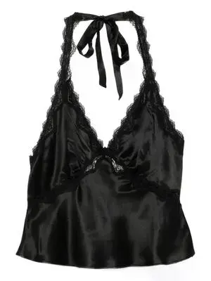 REFORMATION Monica Top - Black