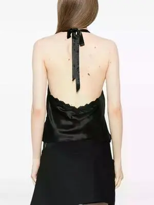 REFORMATION Monica Top - Black