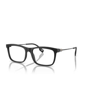 Burberry Square Frame Eyeglasses - Black