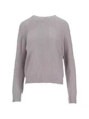 LA ROSE Ribbed Round-neck Sweater