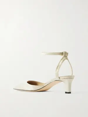 THE ROW Carla Velvet Pumps - Brown