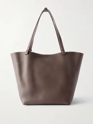 THE ROW Park 3 Medium Textured-leather Tote