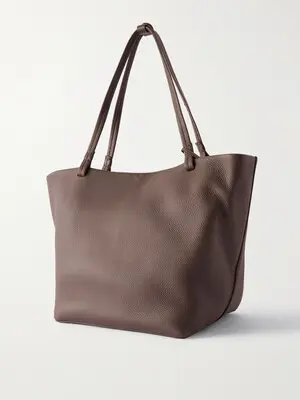 THE ROW Park 3 Medium Textured-leather Tote