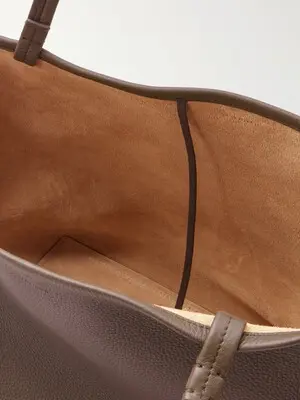 THE ROW Park 3 Medium Textured-leather Tote