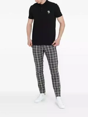 PT TORINO Plaid Trousers