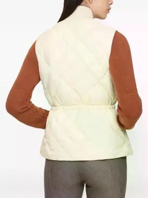 Burberry Check-stitch Quilted Gilet - Neutrals