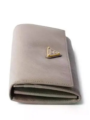 Prada Triangle-logo Leather Wallet
