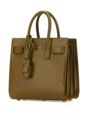 Saint Laurent Top-handles Calfskin-leather Tote Bag - Green