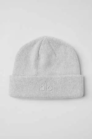 Alo Yoga Notable Beanie Hat - Athletic Heather Grey