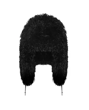 Rudsak Darby Faux Fur Aviator Hat - Black