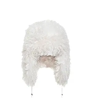 Rudsak Darby Faux Fur Aviator Hat - White