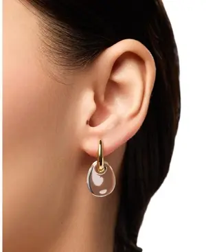 ANA LUISA Kayla Clear Drop Earrings