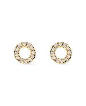 ANA LUISA Solid Lab Grown Diamond Studs - Gold