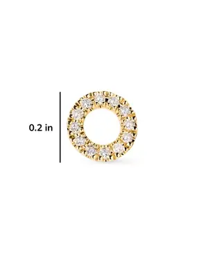 ANA LUISA Solid Lab Grown Diamond Studs